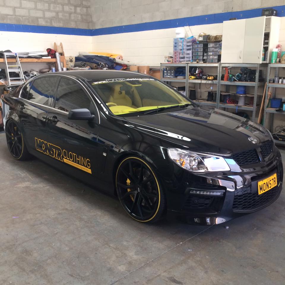 VF HSV GTS full retrim in yellow leather and suede-4